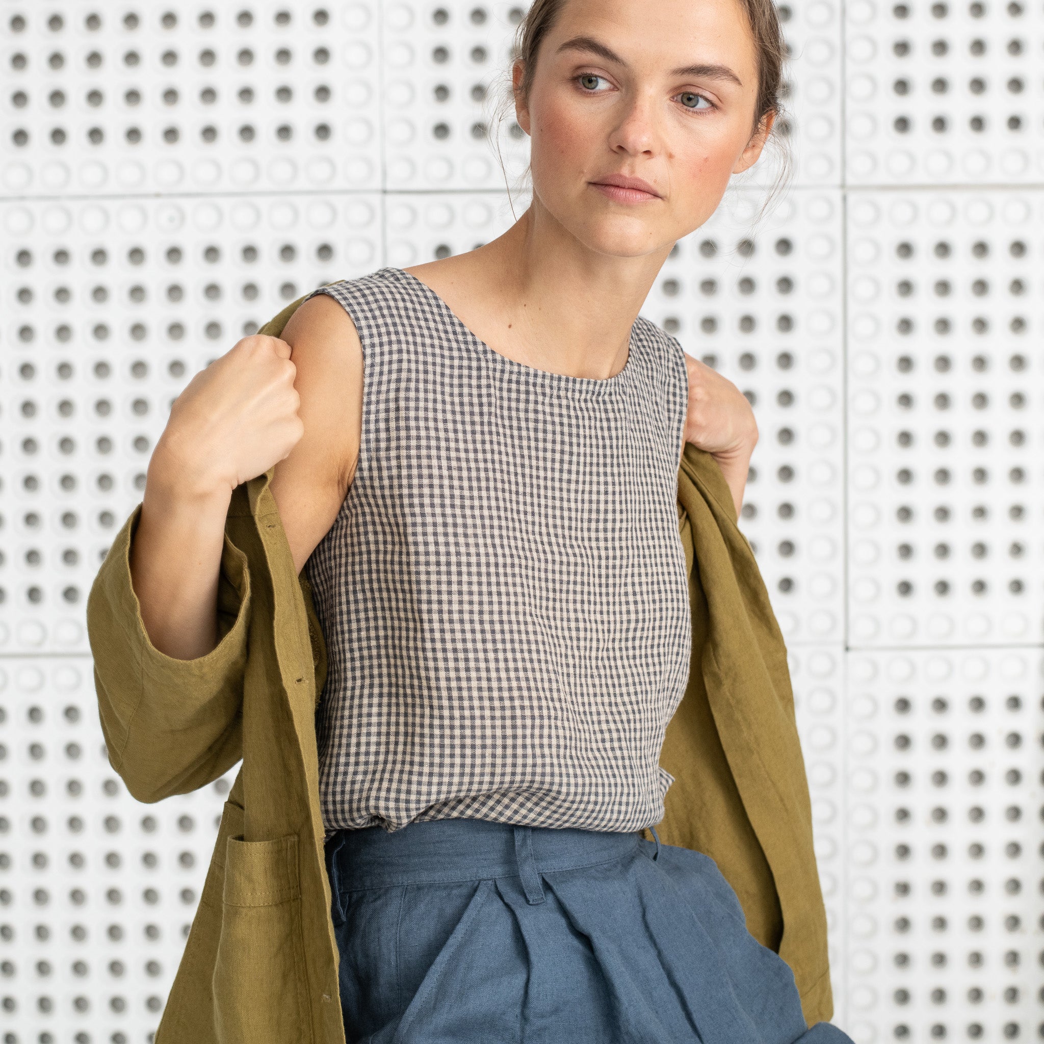 Linen Tank Top - VIENNA Loose – notPERFECTLINEN