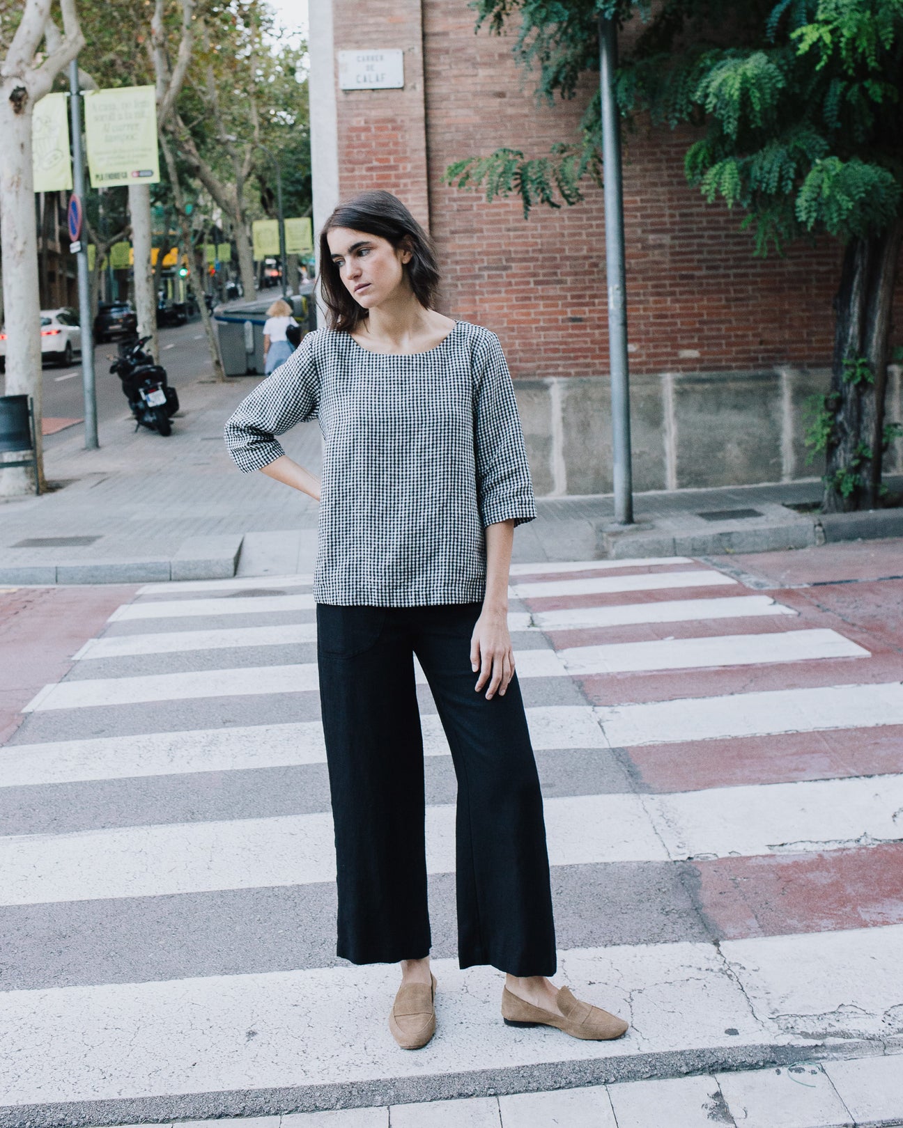 SARAH fit and flare linen pants – notPERFECTLINEN